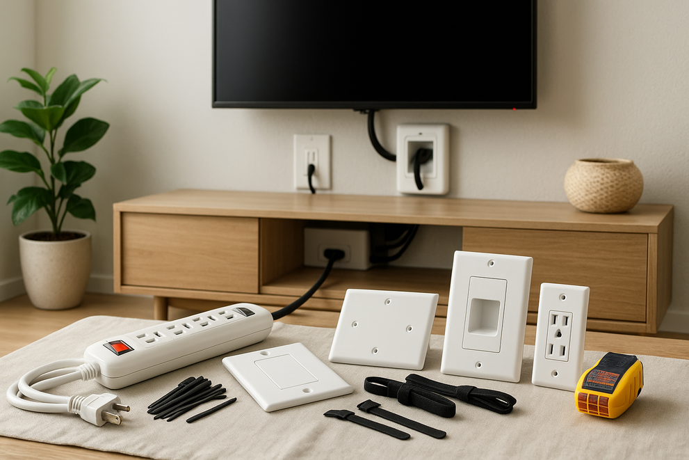 Creative Ways to Hide Cords on a Wall-Mounted TV