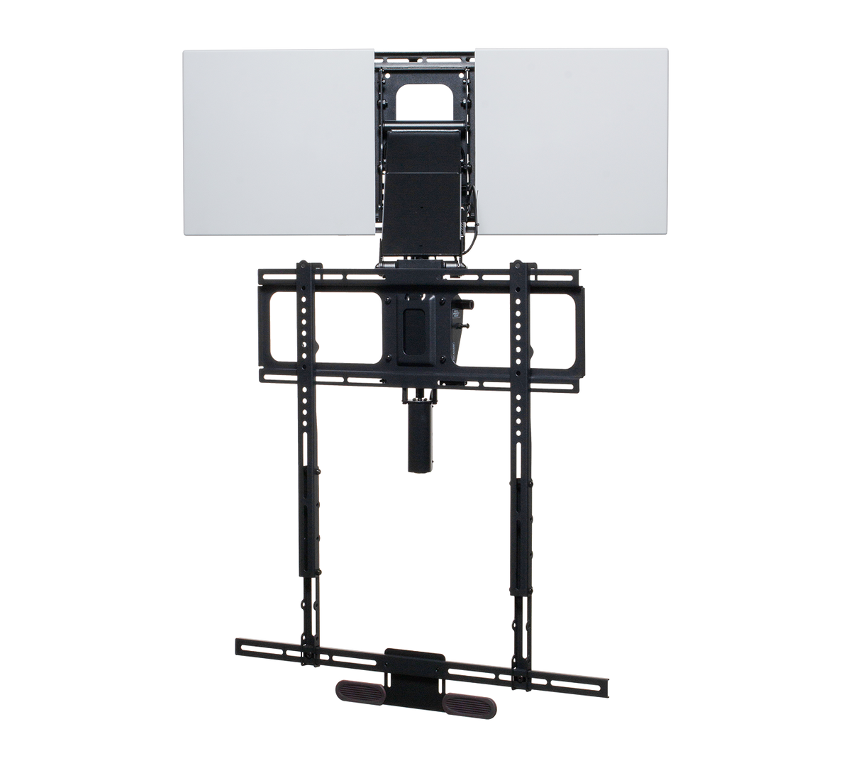 MM815 Motorized Drop Down & Swivel Above Fireplace TV Mount
