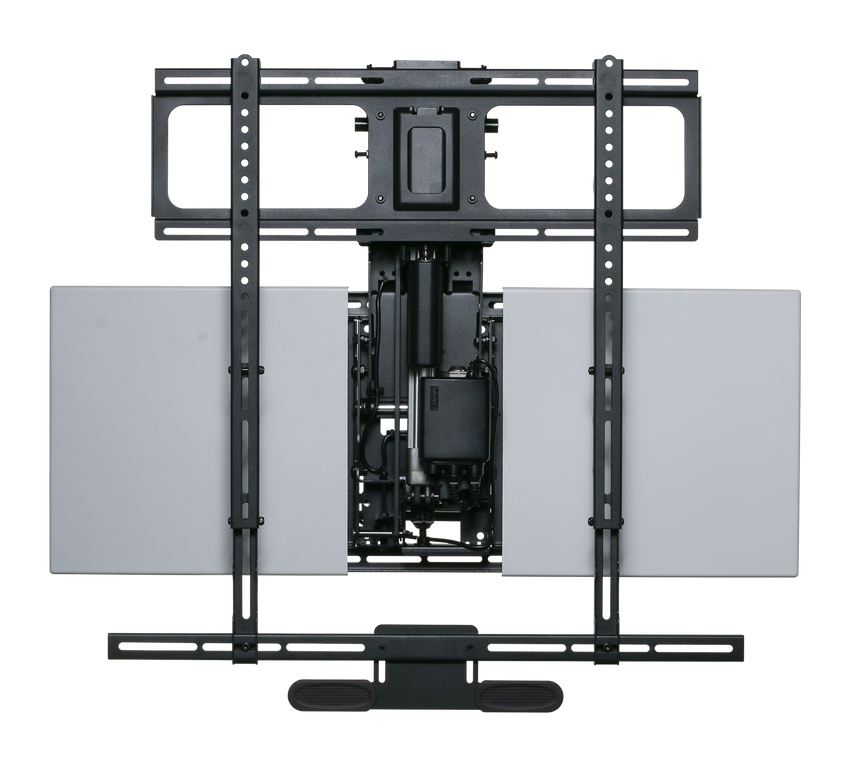 MM815 Motorized Drop Down & Swivel Above Fireplace TV Mount