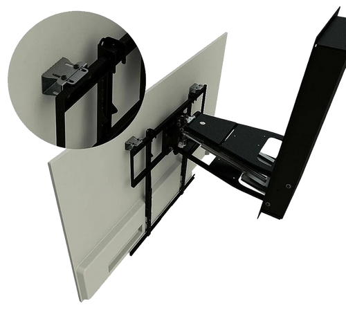 MM815 Motorized Drop Down & Swivel Above Fireplace TV Mount