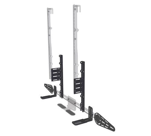 MM815 Motorized Drop Down & Swivel Above Fireplace TV Mount